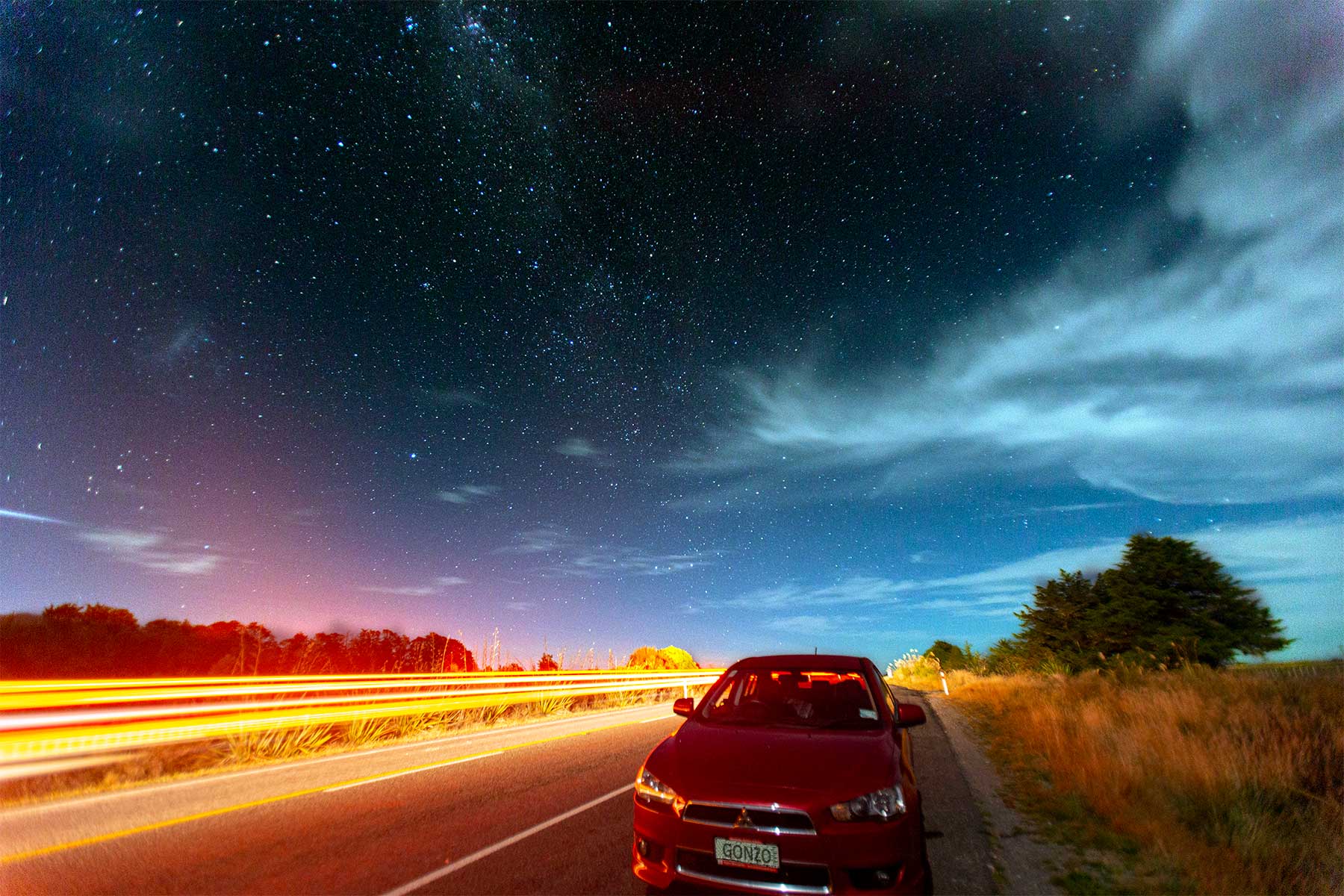 Astrophotography – Vehicle Trails